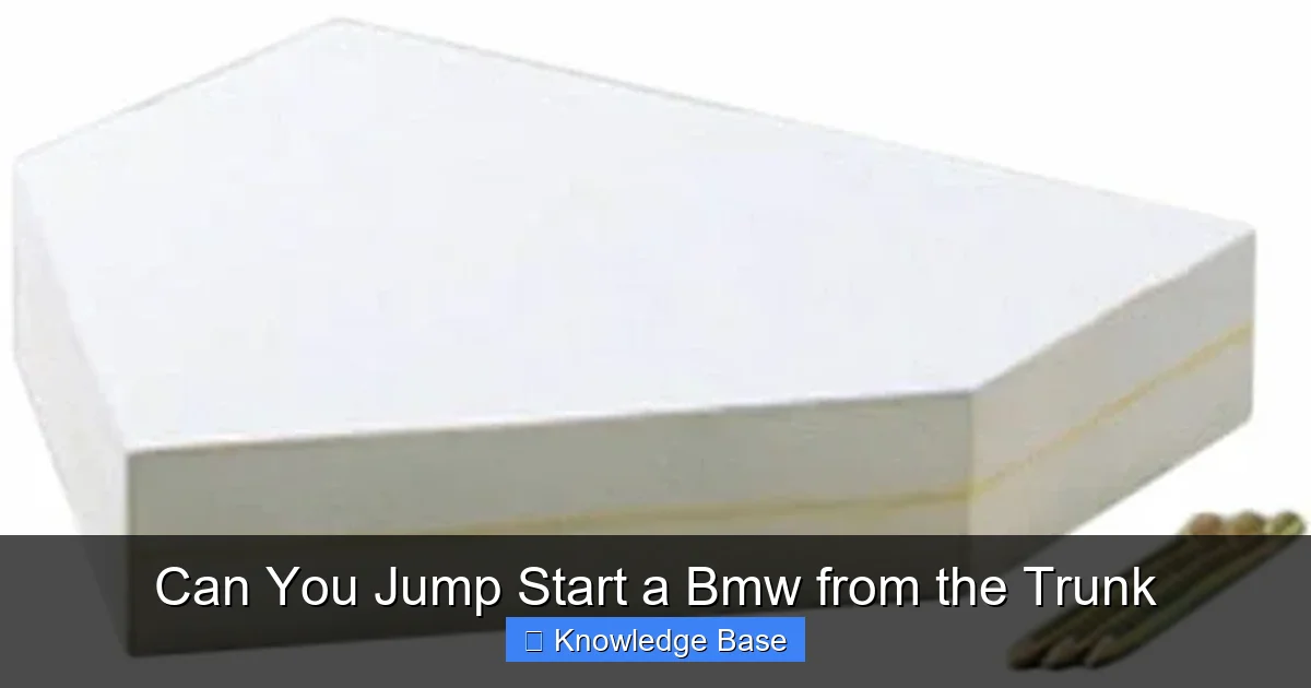 Can You Jump Start a Bmw from the Trunk - Jump Starter Hub