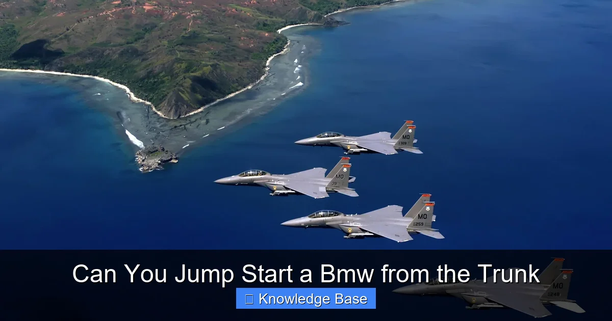 Can You Jump Start a Bmw from the Trunk - Jump Starter Hub