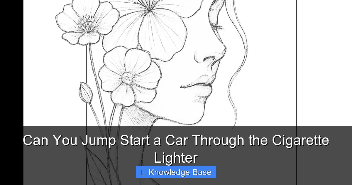 Can You Jump Start a Car Through the Cigarette Lighter - Jump Starter Hub