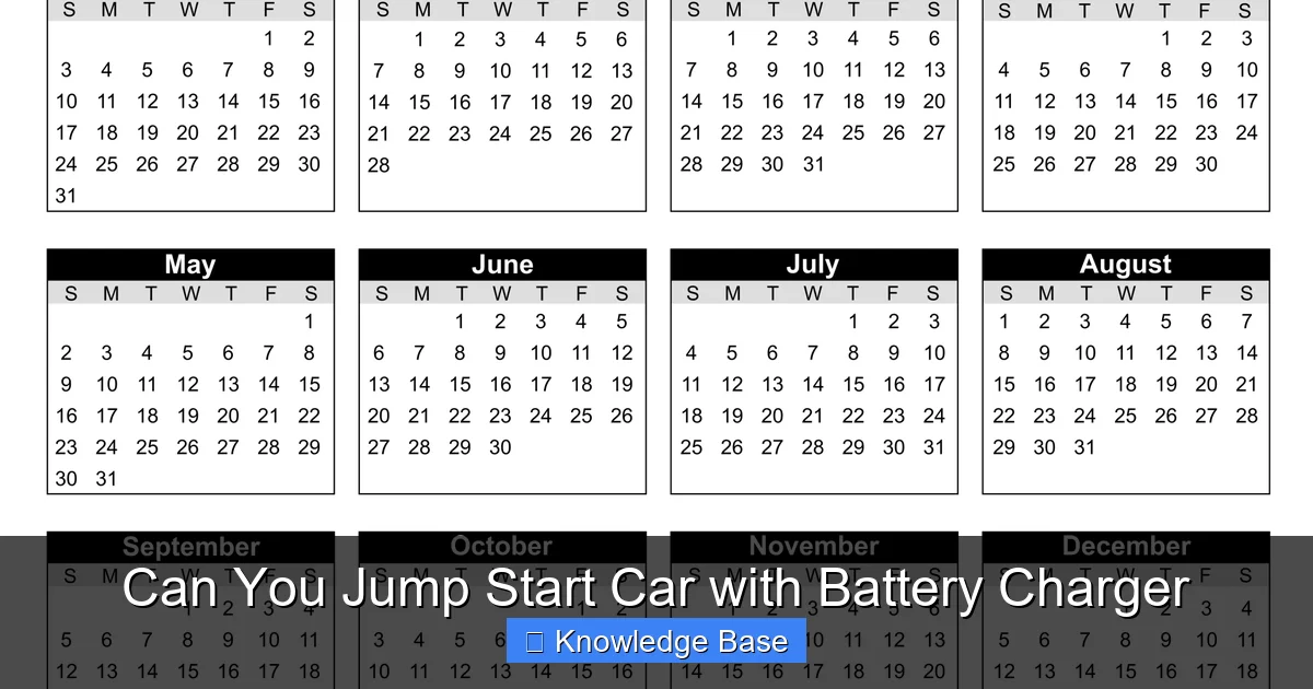 Can You Jump Start Car with Battery Charger - Jump Starter Hub