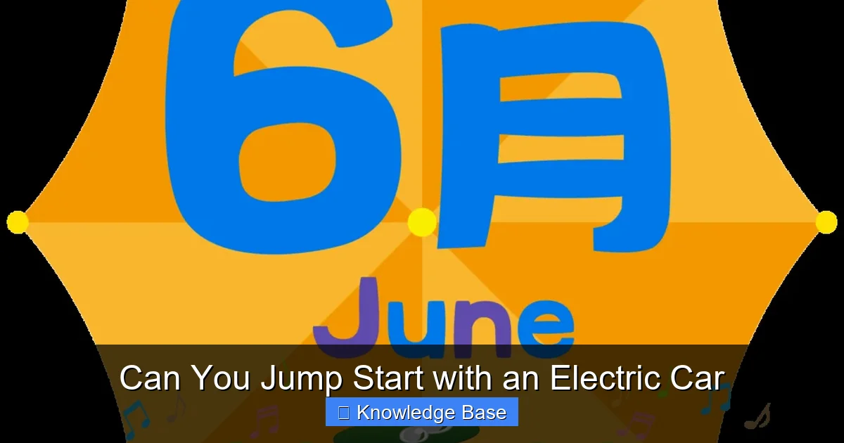Can You Jump Start with an Electric Car - Jump Starter Hub